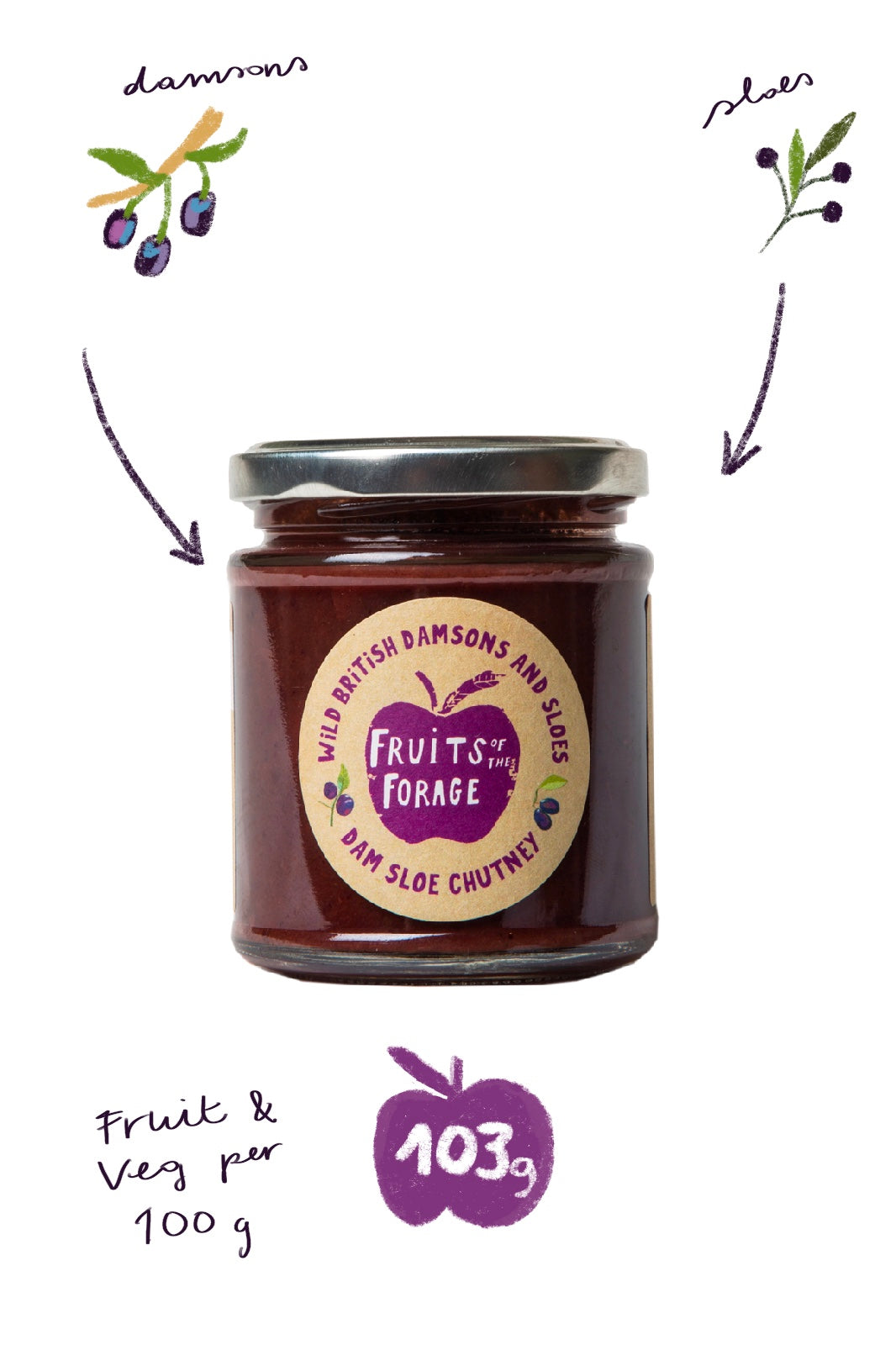 Dam Sloe Chutney – fruitsoftheforage